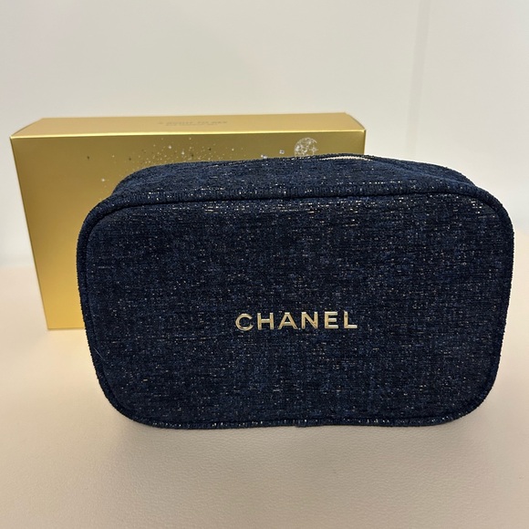 CHANEL | Bags | Chanel Cosmetic Pouch | Poshmark